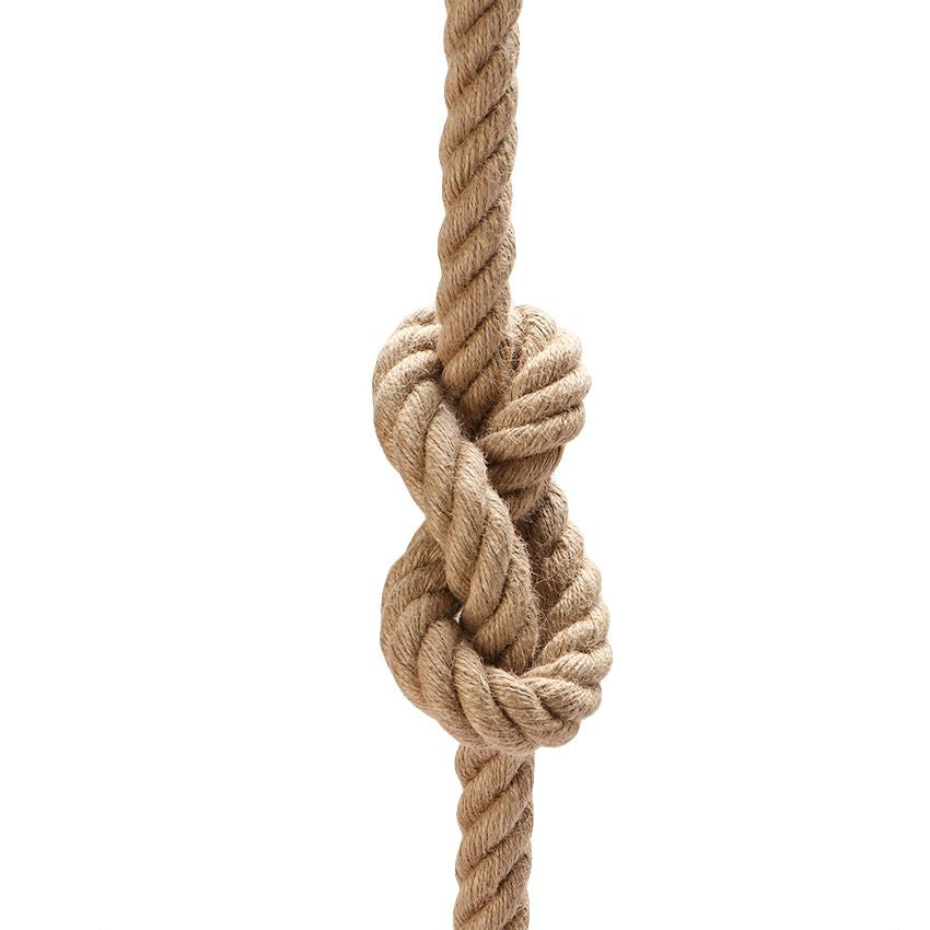 Jute Rope Single Pendant Light – elaf lighting